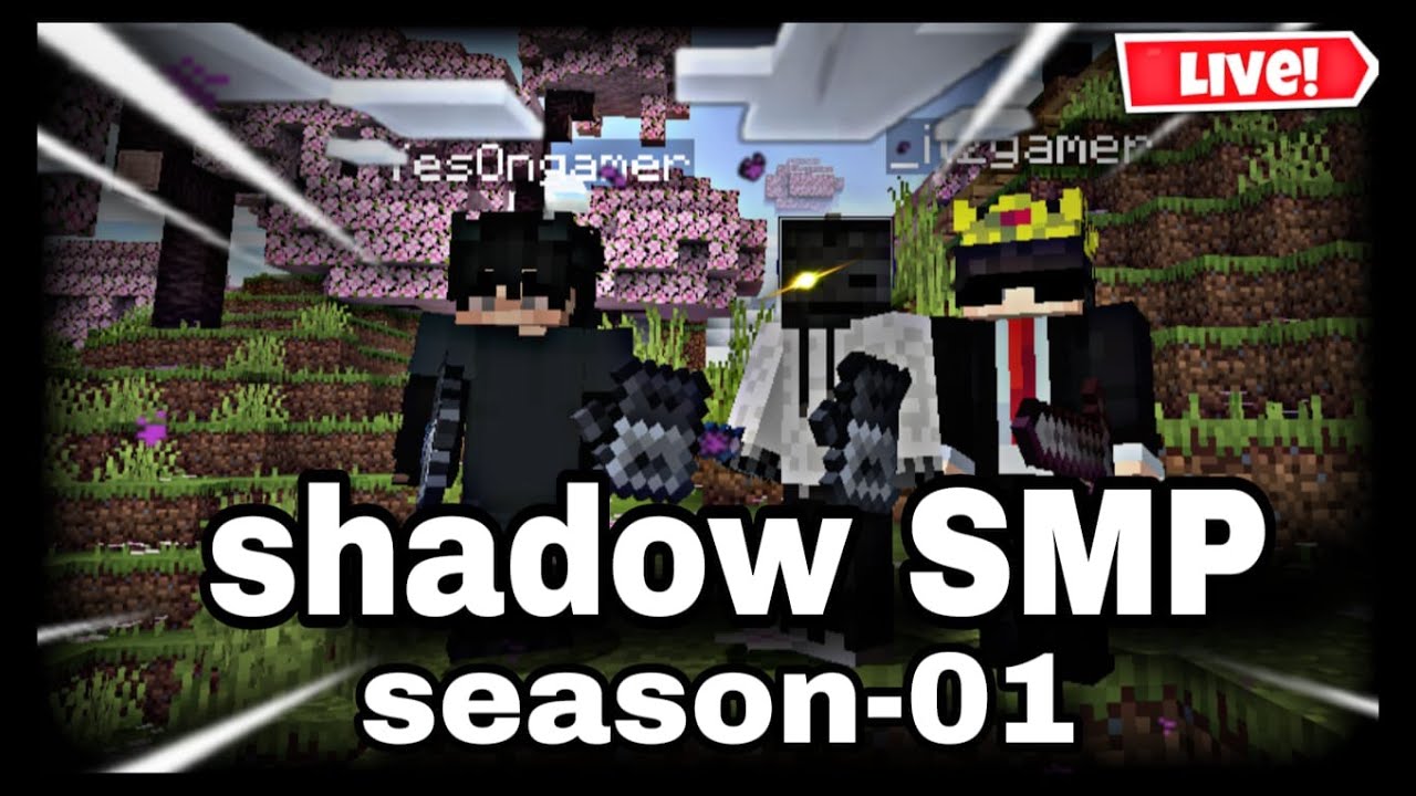 shadow smp SURVIVAL BEGINS 😈 | Minecraft Live Gameplay 🔴 - YouTube