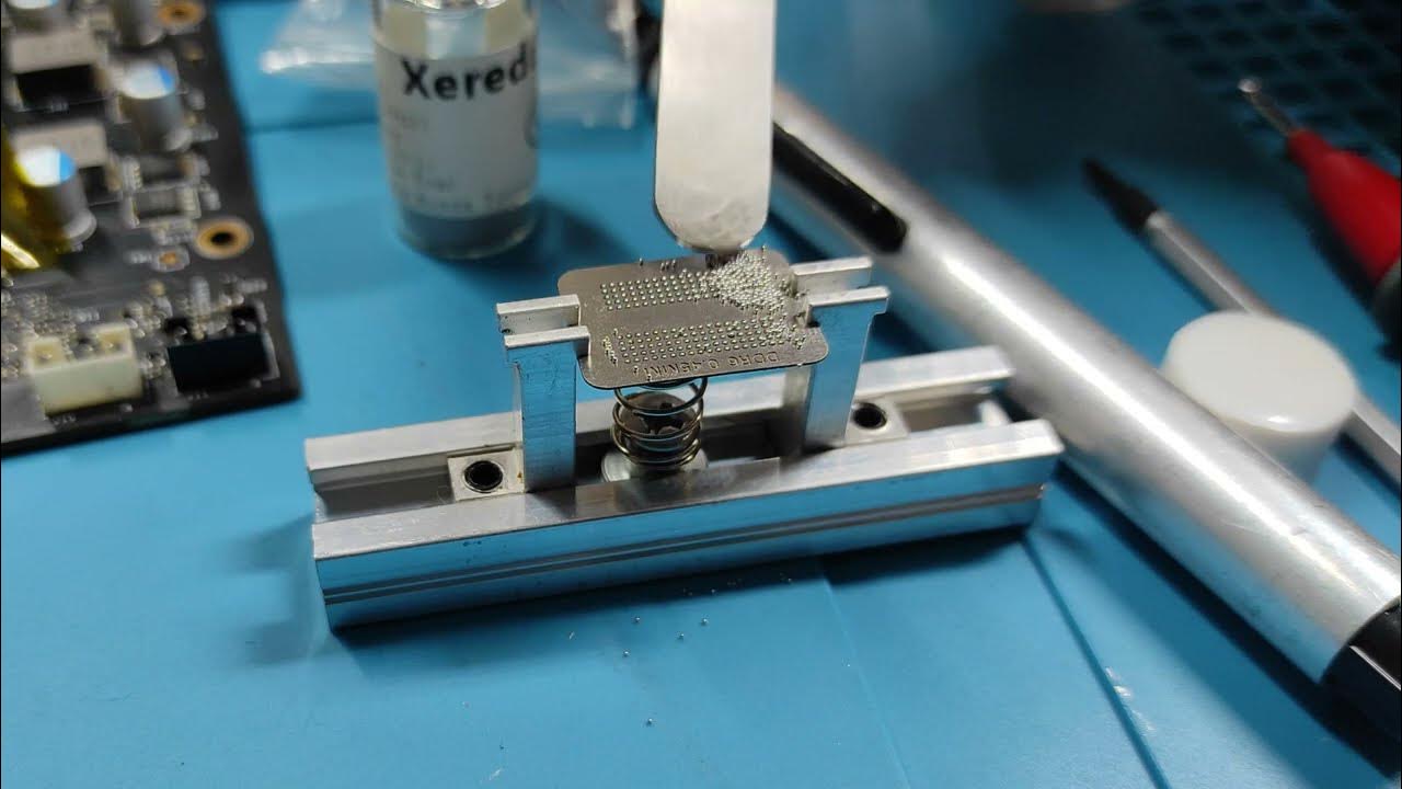 DDR6 Hynix H56C8H24AIR S2C reballing ram - YouTube