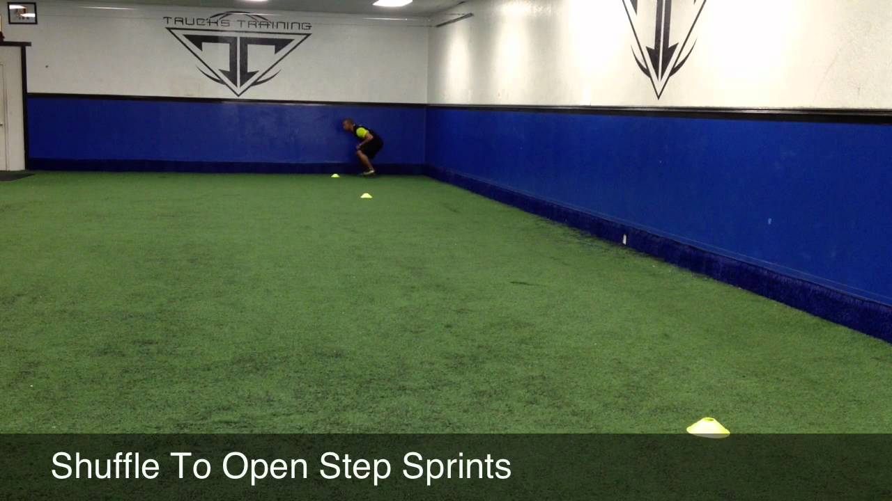 Shuffle To Open Step Sprints - YouTube