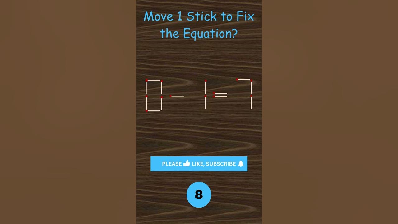 Mind Blowing Trick Move Only 1 Matchstick 0 1 7 YouTube mind-blowing-trick-move-only-1-matchstick-0-1-7-youtube