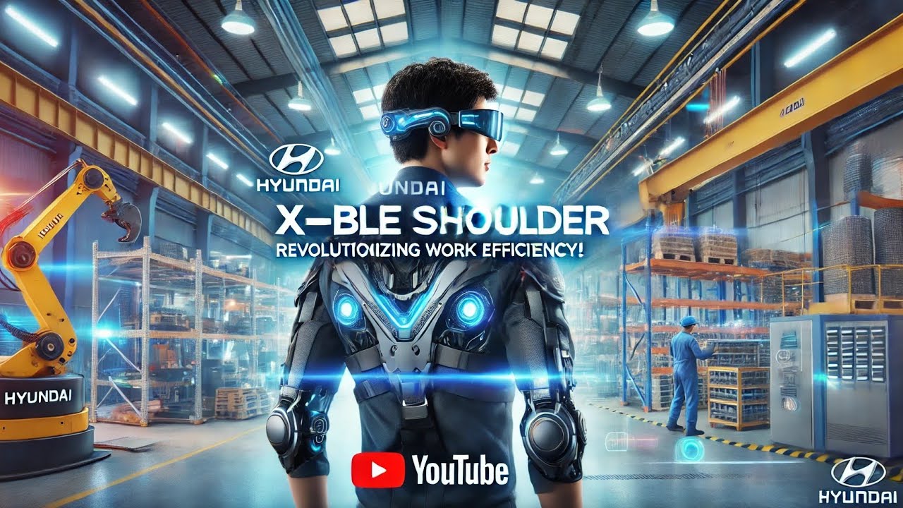 Hyundai X-ble Shoulder Robot For Workers! |Hyundai wearable Robot. @ai ...