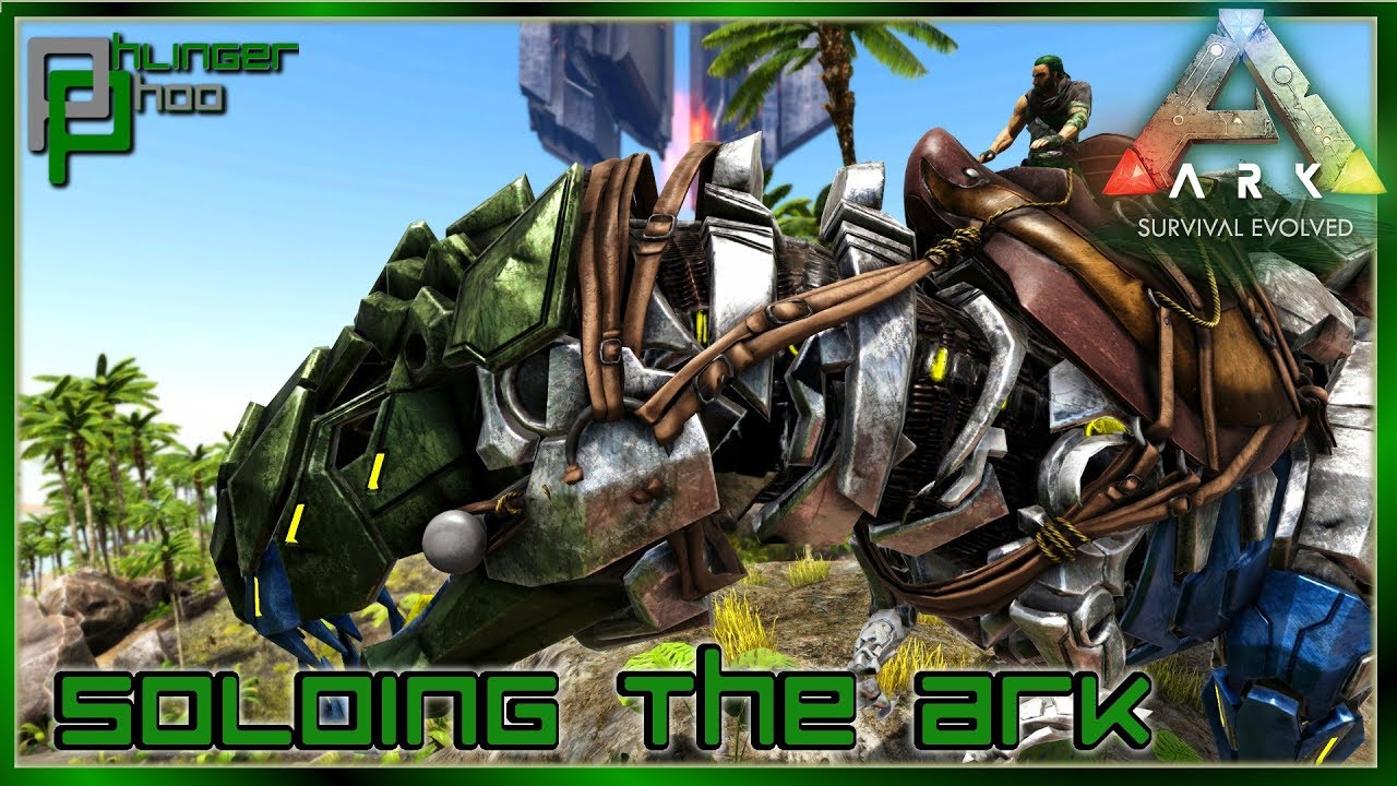 FINALLY A GOOD REX TAME! MAX LEVEL TEK REX! Soloing the Ark S5E46 - YouTube