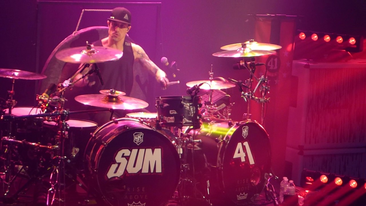 Sum 41 - The Fall and the Rise & Drum Solo - Live @ Ancienne Belgique ...