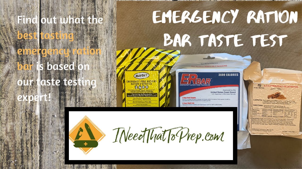 Emergency Ration Bars Taste Test - YouTube