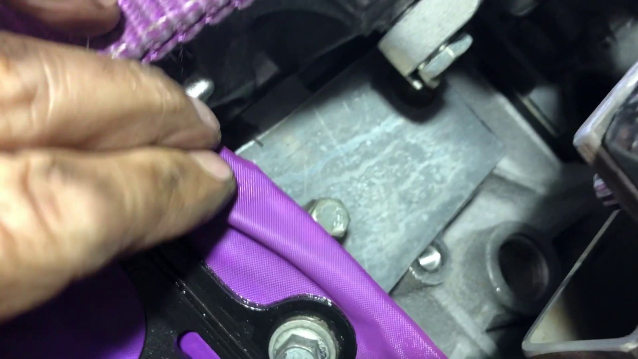 Oil filter block off plate - YouTube