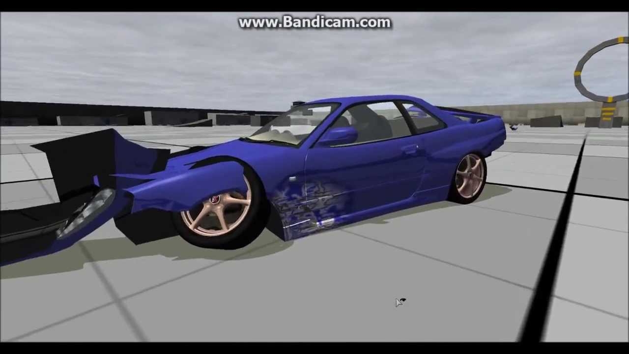 RoR: 2002 NISSAN SKYLINE GT-R R34 CRASH TESTING HD - YouTube
