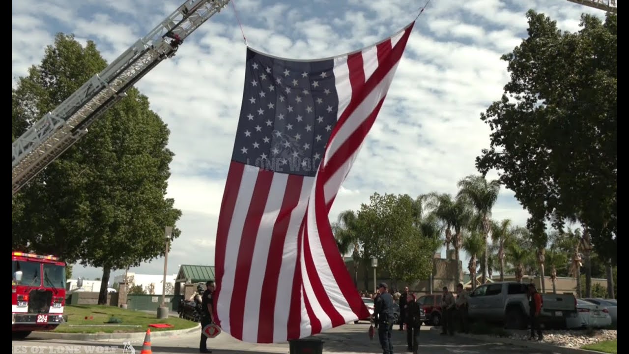 SAN BERNARDINO: Procession For Deputy Hector Cuevas, Jr. Killed In ...