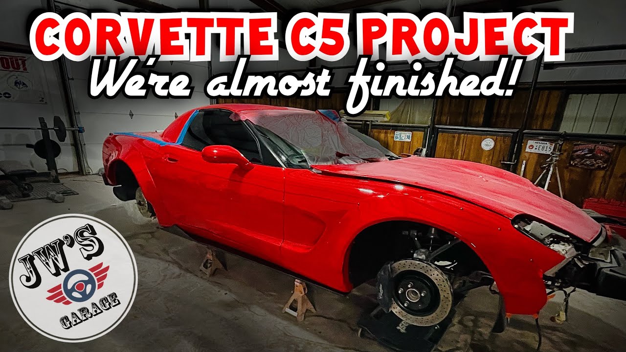 Almost finished with the corvette C5 FRC project! - YouTube