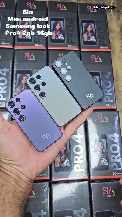 SIA PRO 4 4G Dual Sim Android Mini Phone | #miniphone #mrgadgethub - YouTube