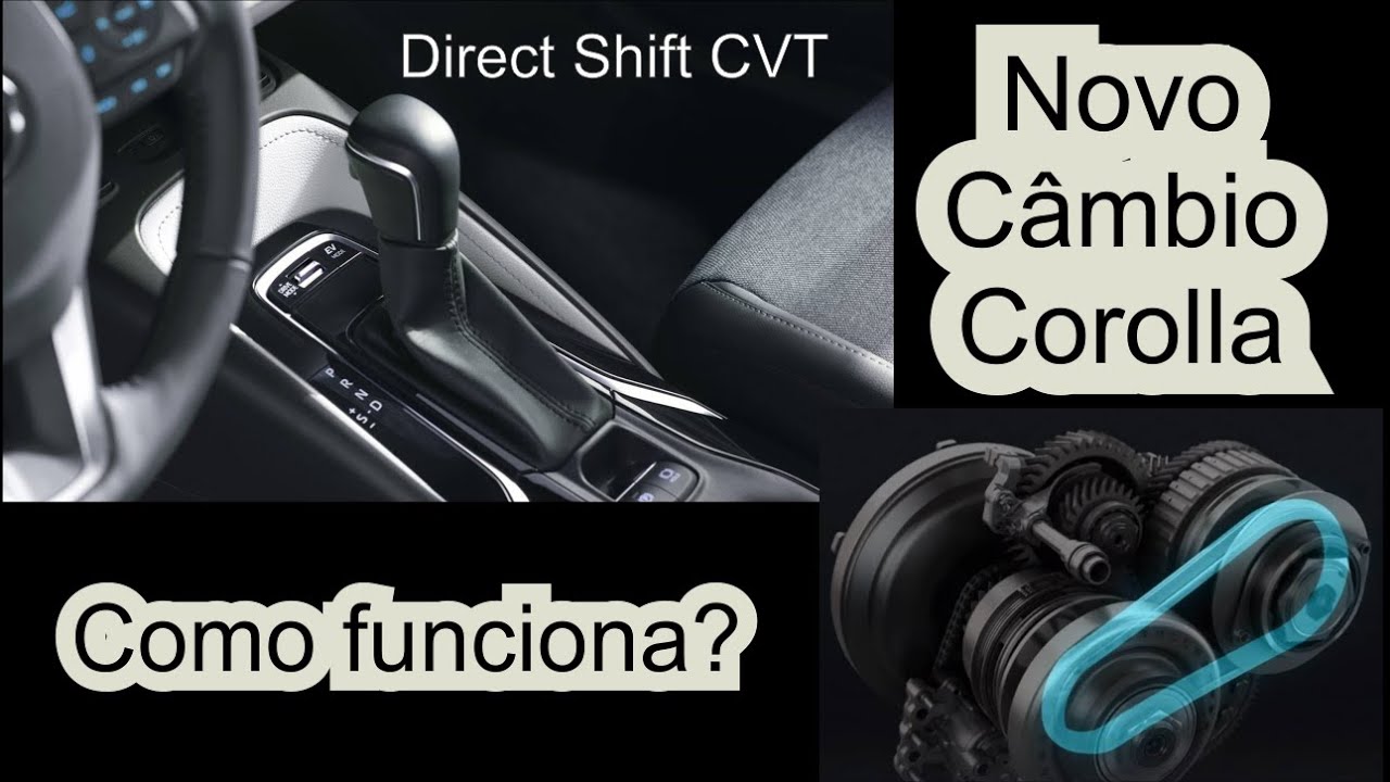 Câmbio CVT com marcha "manual" | Novo Câmbio Corolla | Direct Shift CVT ...
