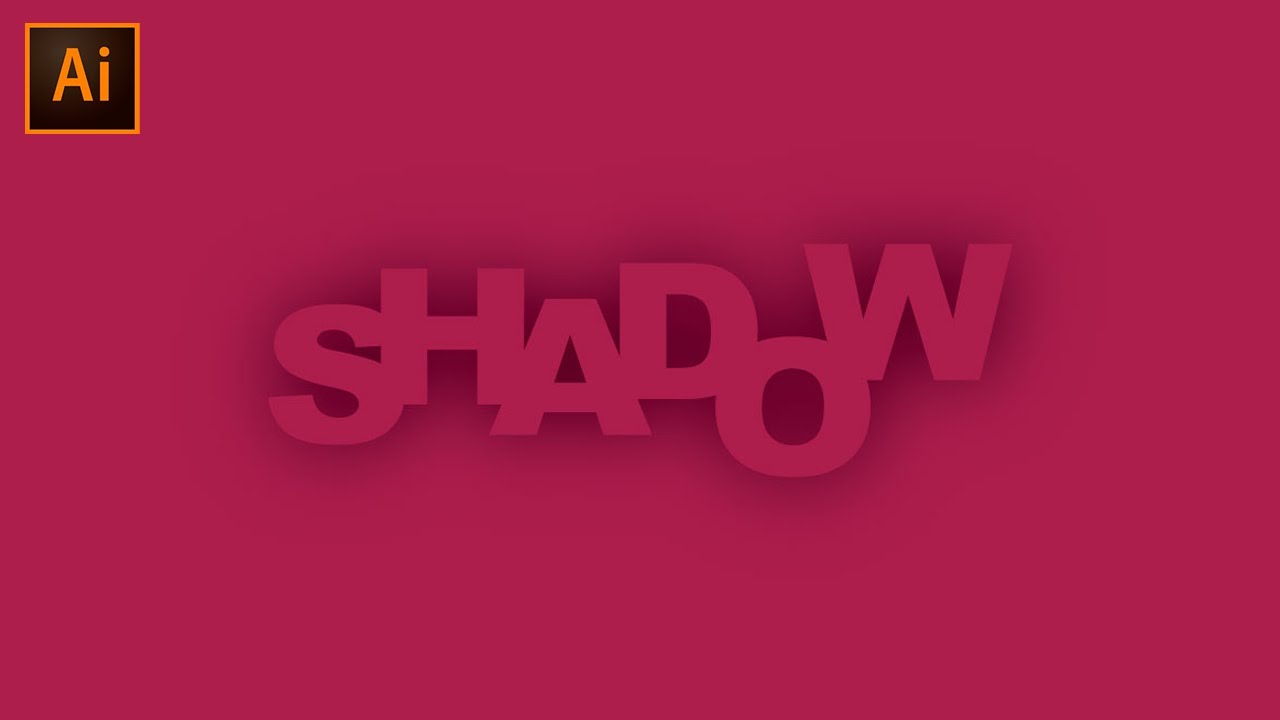 How To Make Shadow Text Effect In Adobe Illustrator Typography how-to-make-shadow-text-effect-in-adobe-illustrator-typography