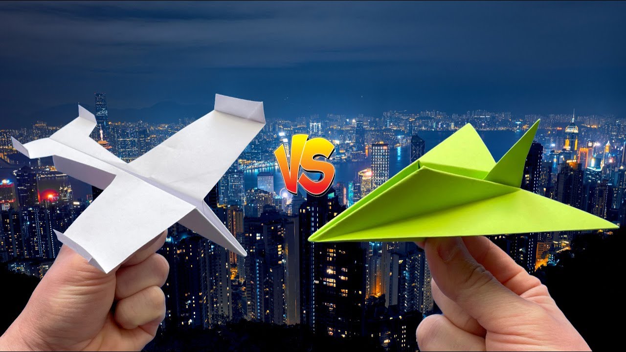 New Glider vs Super Jet Tutorial | How to Make a Paper Airplane | Mr ...