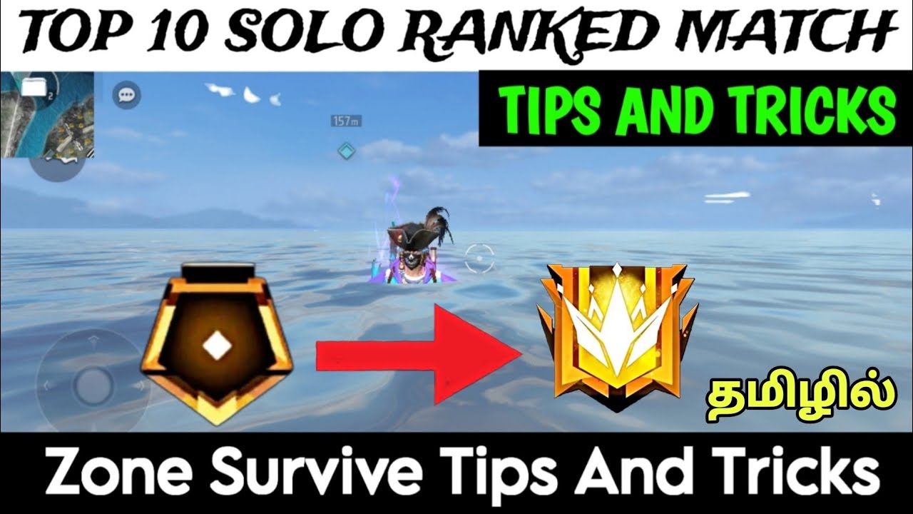 Top 10 Solo Ranked Match Tips And Tricks Tamil | Br Ranked Zone Survive Tips And Tricks Tamil ...