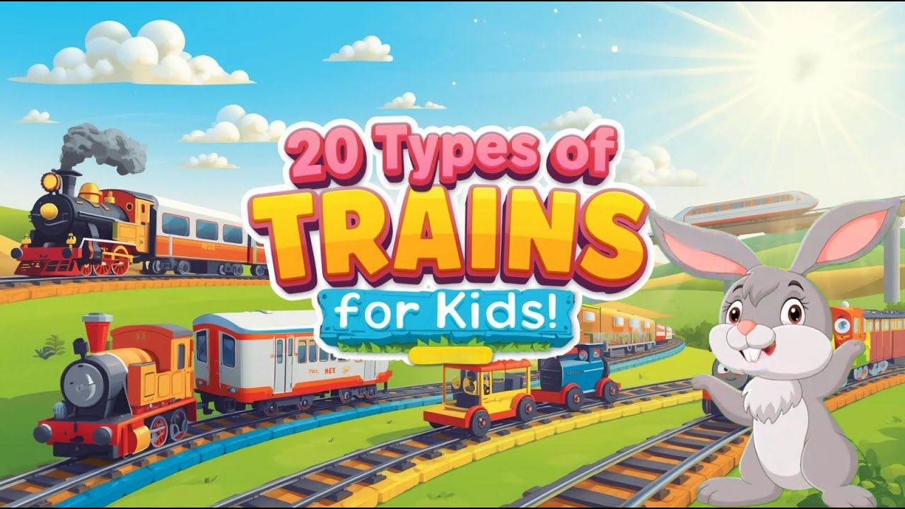 20 Types of Trains for Kids | Learn About Trains | #trains # ...