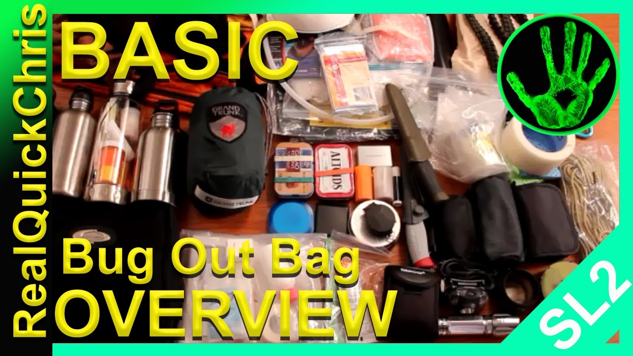 Overview of a Basic Bug Out Bag don't forget these items - YouTube