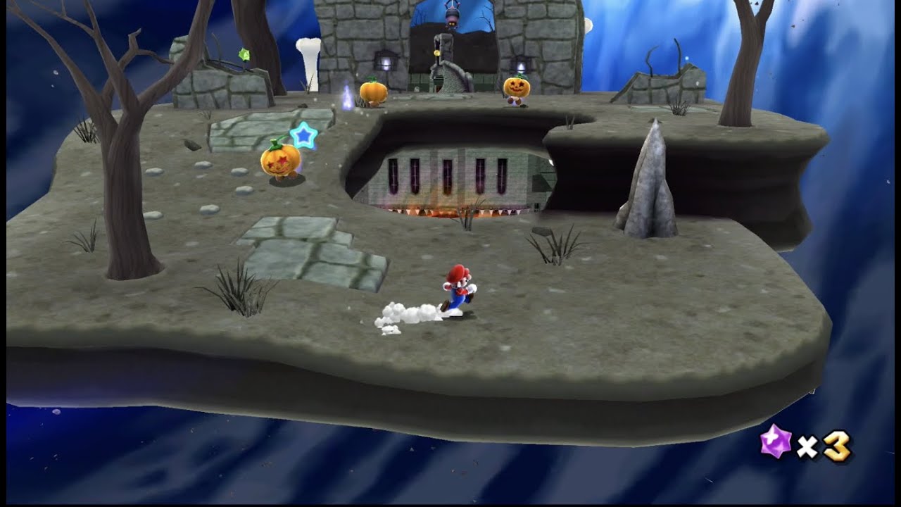 Super Mario Galaxy - Ghostly Galaxy Gameplay - ericfortesTV - YouTube