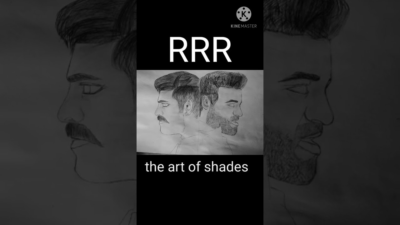 Sketch of RRR #drawing #art - YouTube
