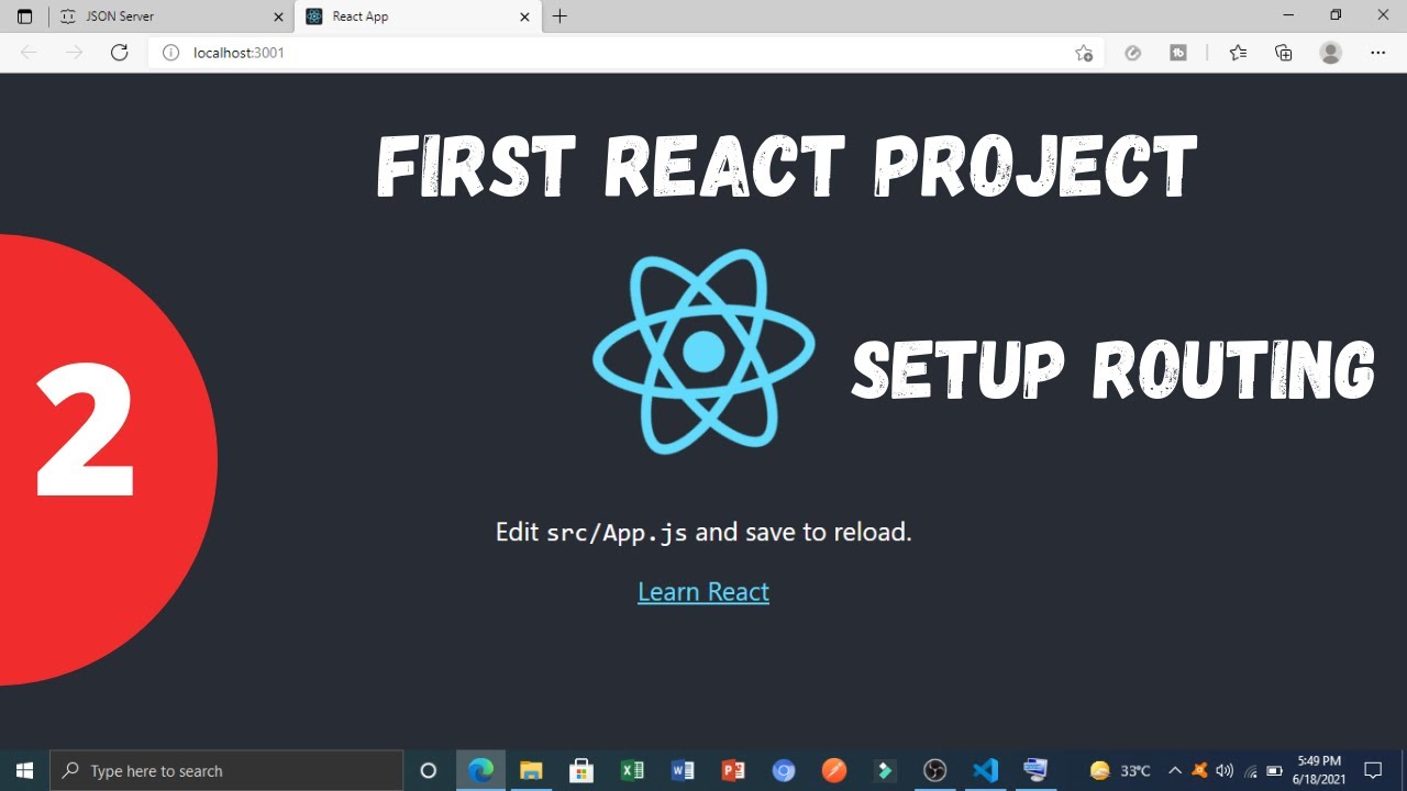 Build your restaurant app using react js | Setup Routing - YouTube