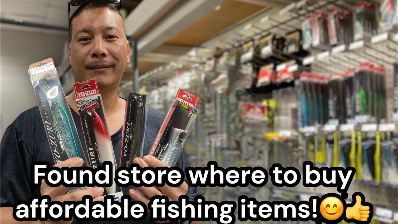 Found store where to buy affordable fishing items| SHOPPING WITH THE ...