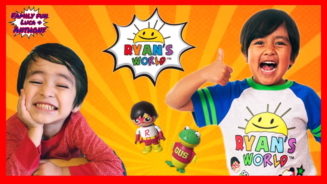Ryan’s World Toys And Playdoh Pretend Play!! Ryan Safe’s The Day!| Lets ...