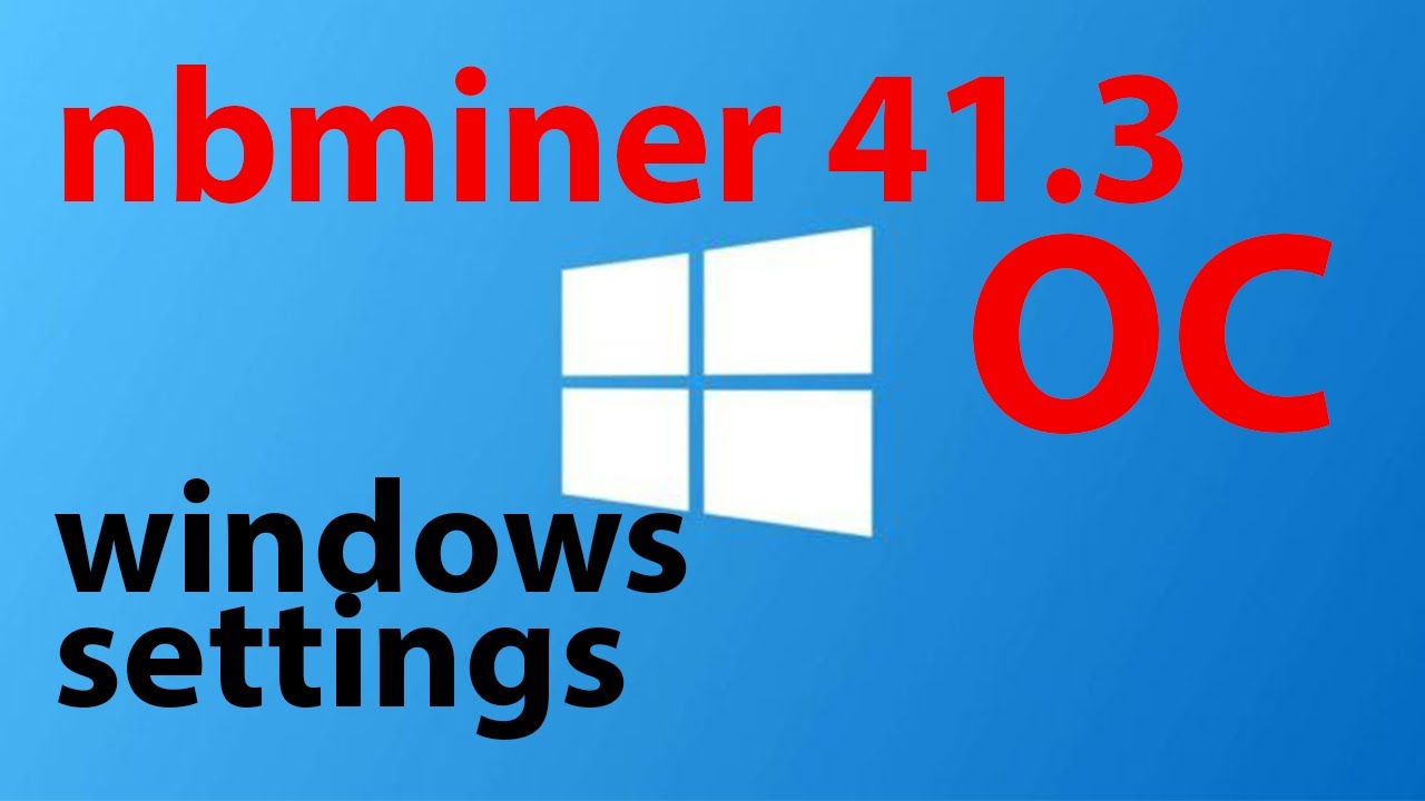 Nbminer 41.3 LHR unlock windows settings - Nbminer 41.3 windows ayarları - YouTube