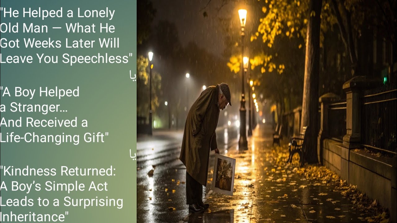 "He Helped a Lonely Old Man — What He Got Weeks Later Will Leave You ...