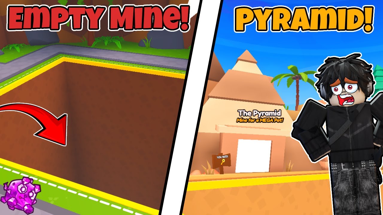 I Completed the Pyramid & Got to the Last World in Pet Mine! | (Roblox ...