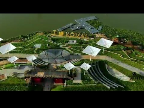 New renovation Ukkadam lake drone view - YouTube