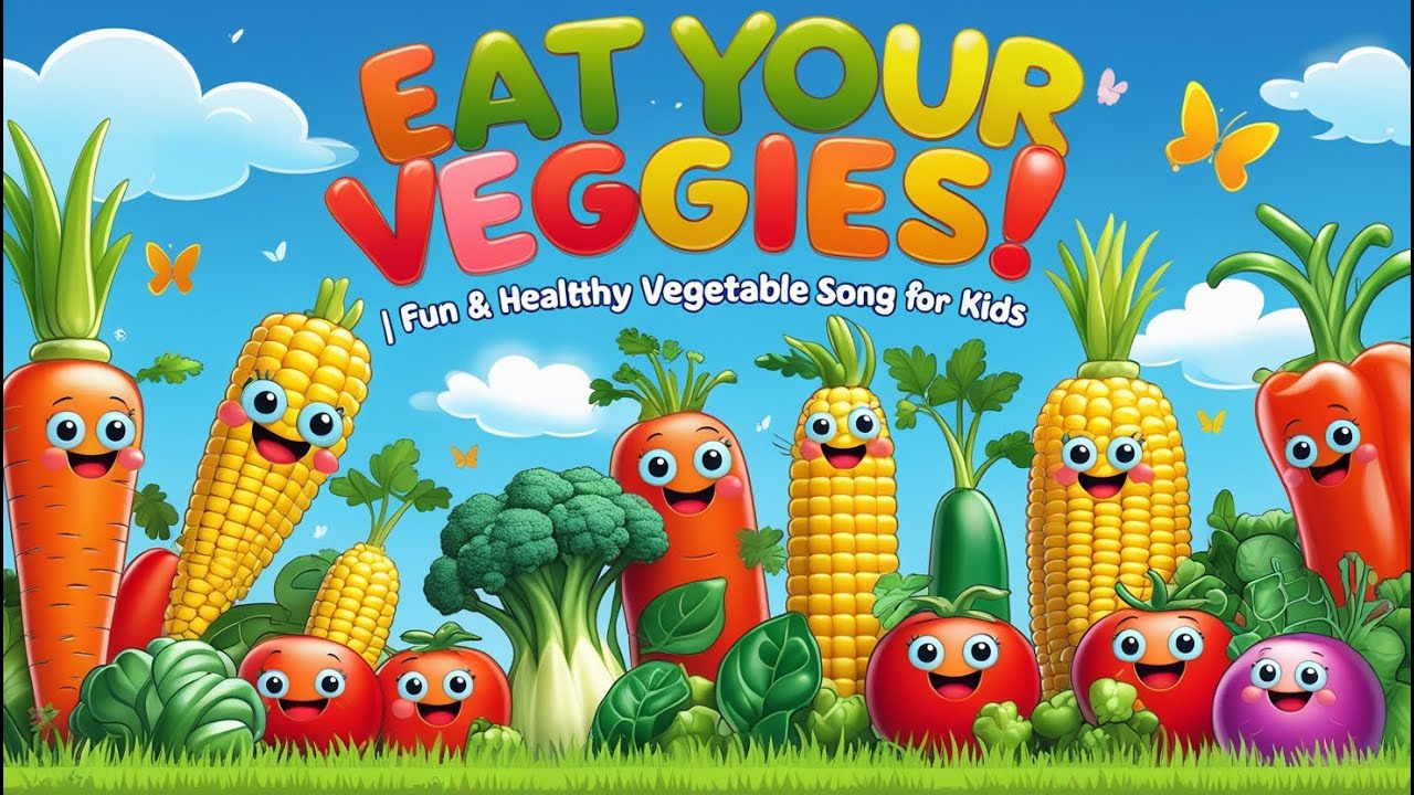 🌽🥦 Eat Your Veggies! | Fun & Healthy Vegetable Song for Kids 🍅🥕 - YouTube