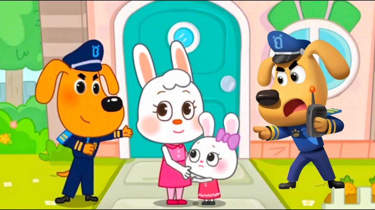 Safety Sheriff Labradors #25 Help Sheriff Doberman Dog To To The Robot ...