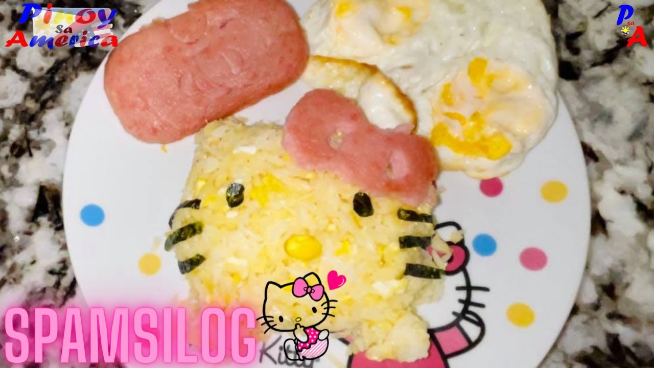 Hello Kitty Food/Breakfast - Hello Kitty Spamsilog || PinoySaAmerica ...