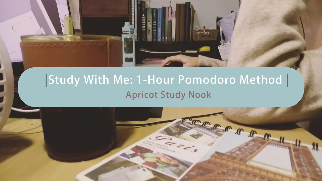 Study With Me: 1-Hour Pomodoro Session | Apricot Study Nook - YouTube