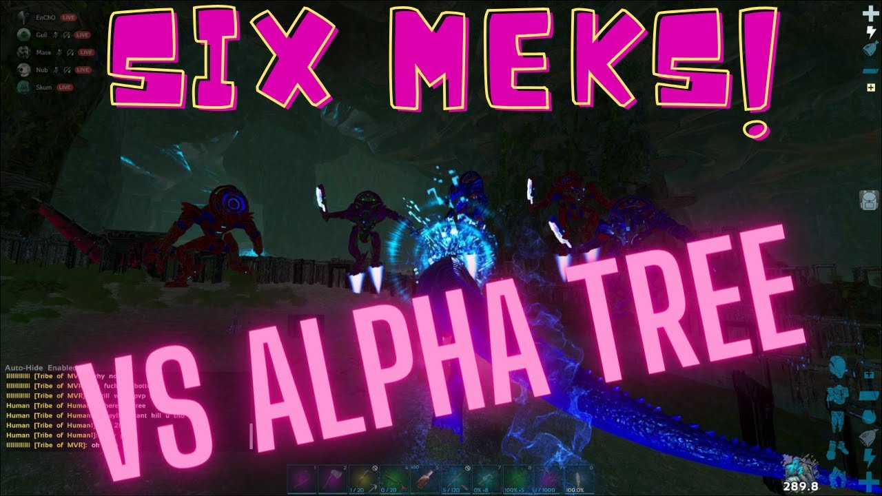 ARK Small Tribes - When Six MEKs Pull Up & Your SOLO! They Get Dev ...