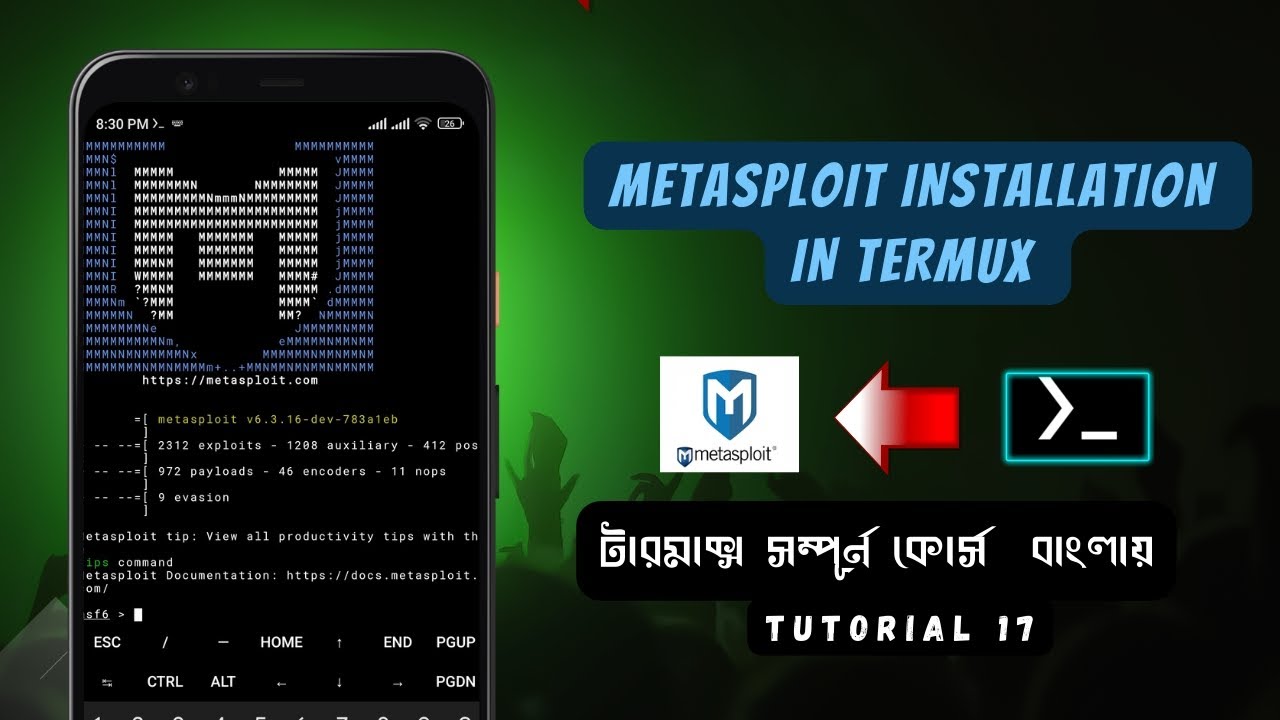 Metasploit installation and setup in termux | termux full course in Bengali | Termux - YouTube