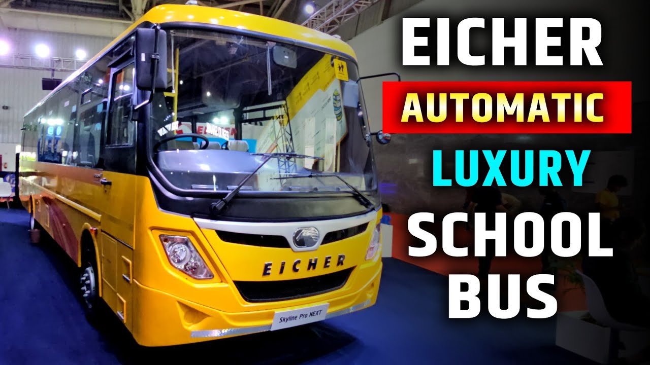 EICHER NEW AUTOMATIC AC SCHOOL BUS | REVIEW - YouTube