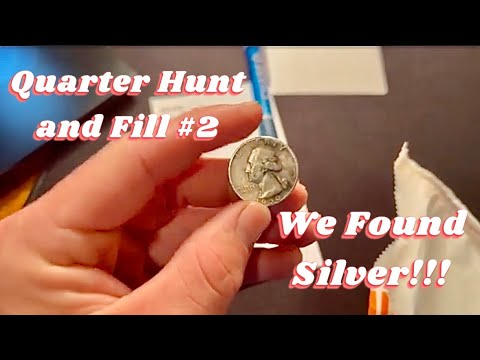 $500 Quarter Hunt and Fill #2 | We Find Our First Silver Quarter ...