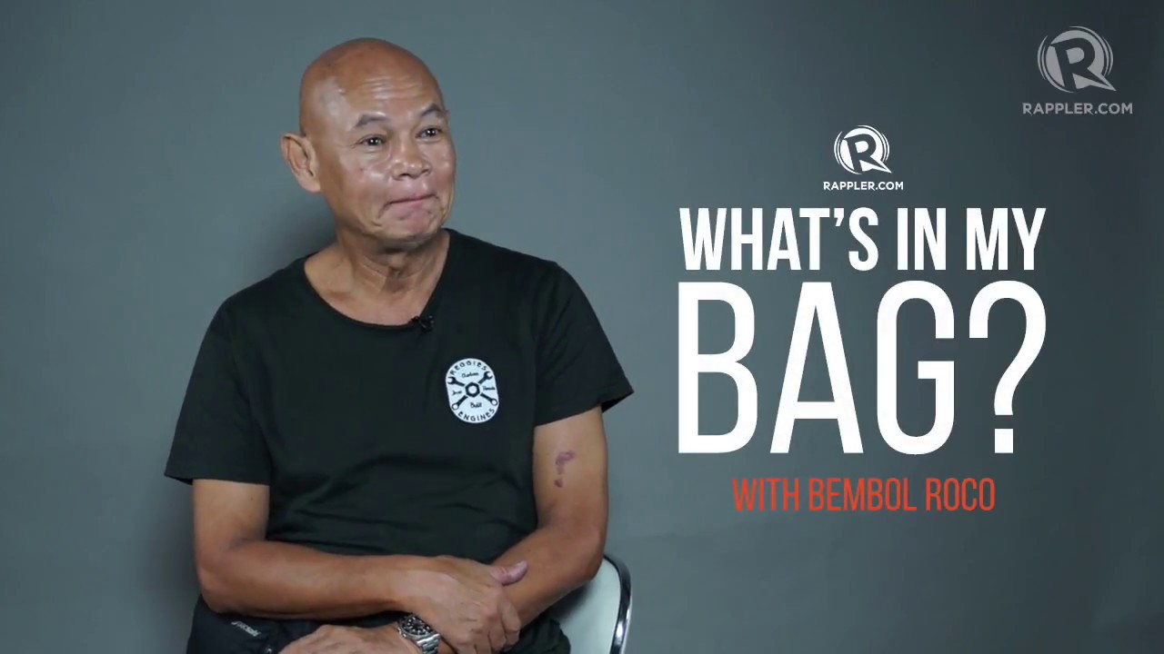 'What's in my bag?' with Bembol Roco - YouTube