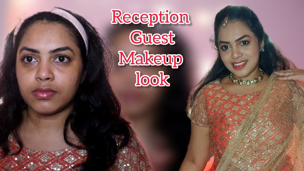 Reception Guest Makeup Look 😍 / step by step in tamil #makeuptutorial # ...