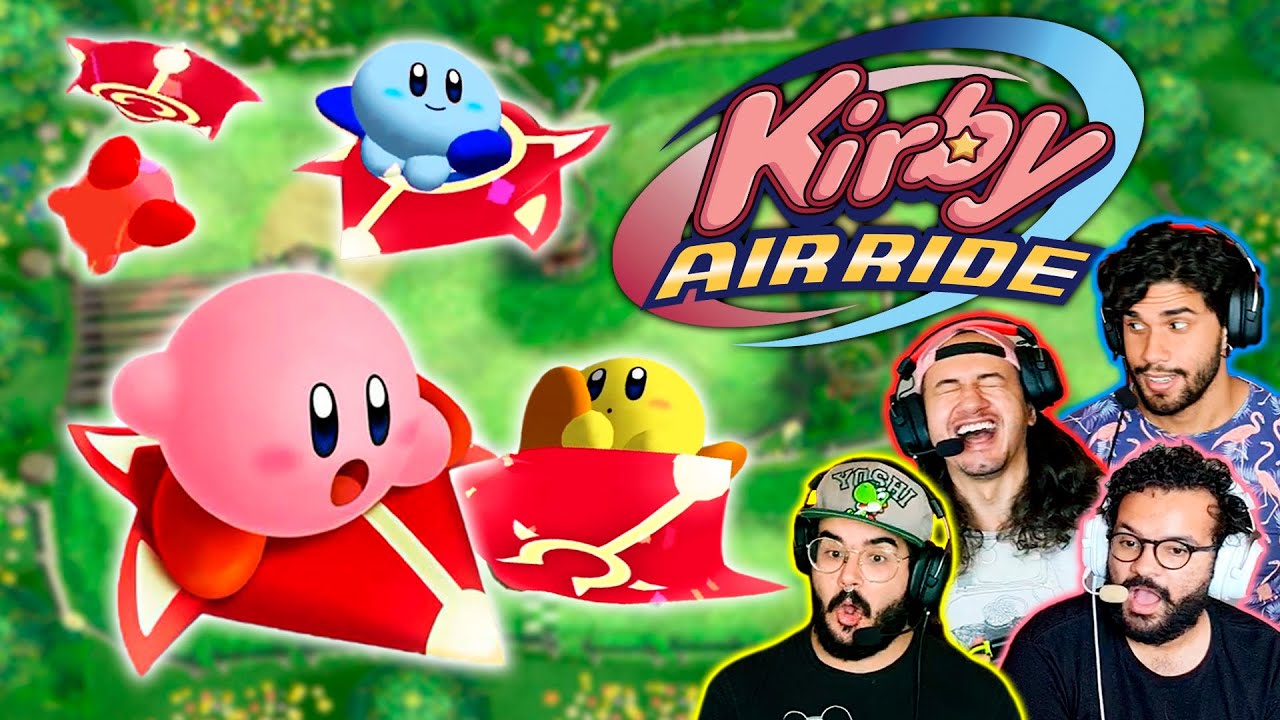 KIRBY AIR RIDE 4 JOGADORES! Top Ride Gameplay - YouTube