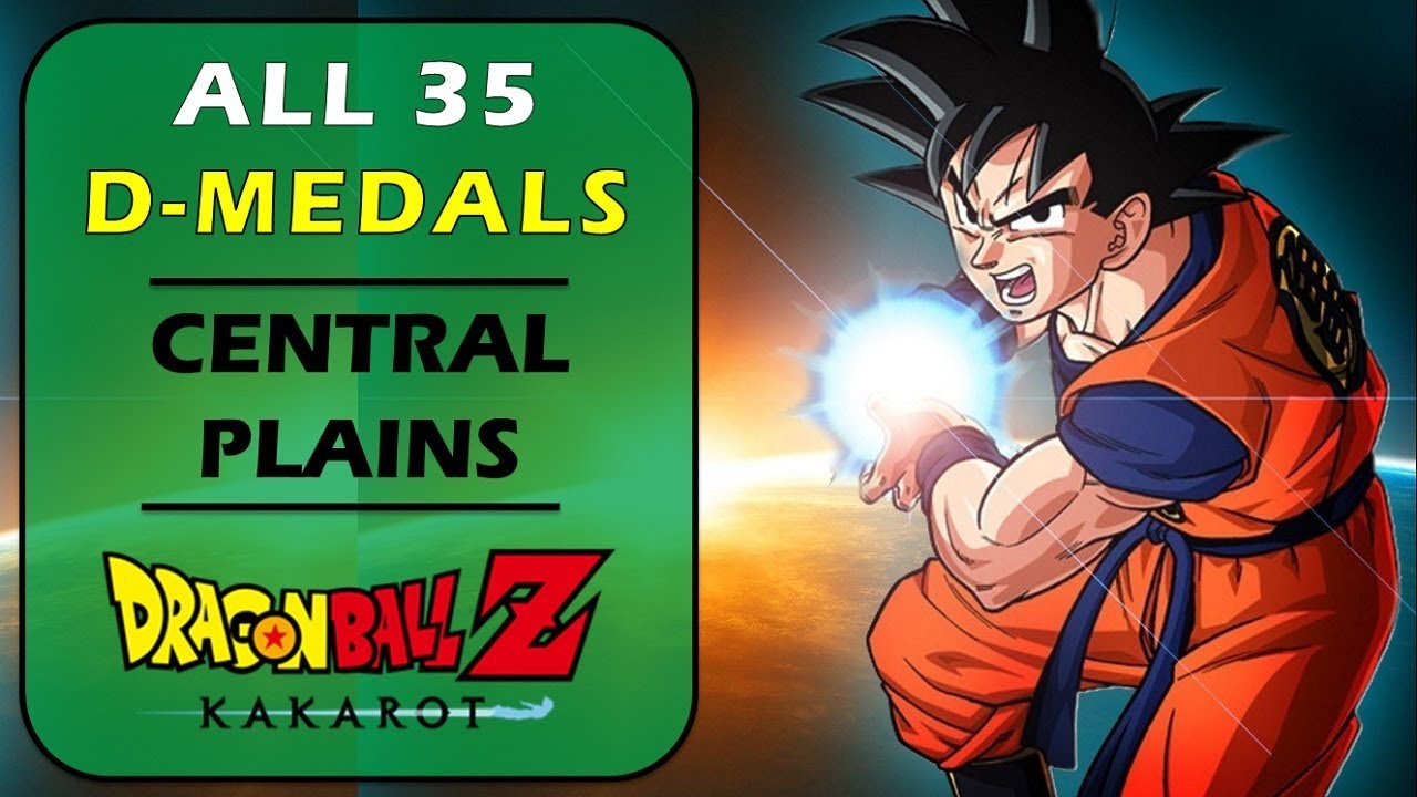 Central Plains Area: All D Medal Locations | DBZ Kakarot - YouTube