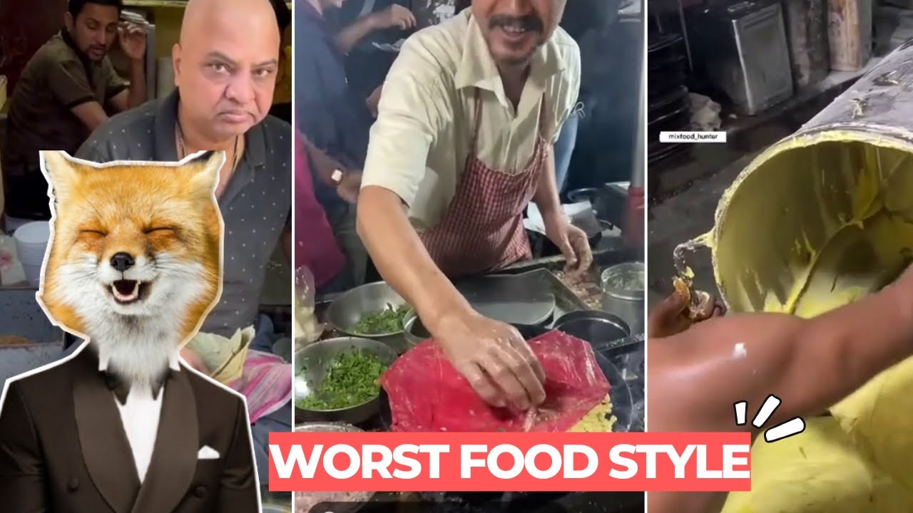 Worst food making style | street food roast by foxxy - YouTube