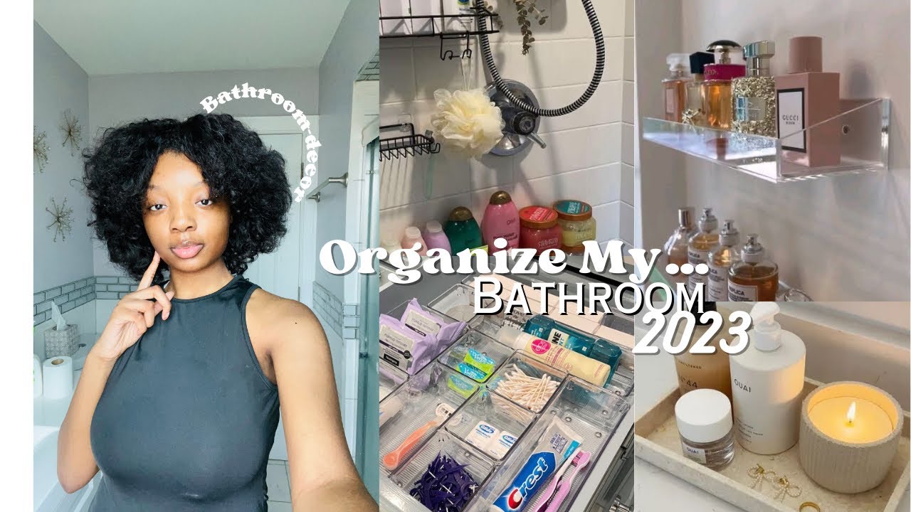 Organizing my bathroom vlog || Queen Jala - YouTube
