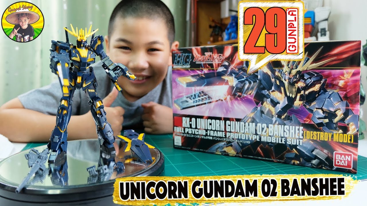 ตัวที่:29 HG RX-0 UNICORN GUNDAM 02 BANSHEE (DESTROY MODE) กันพลา หุ่น ...