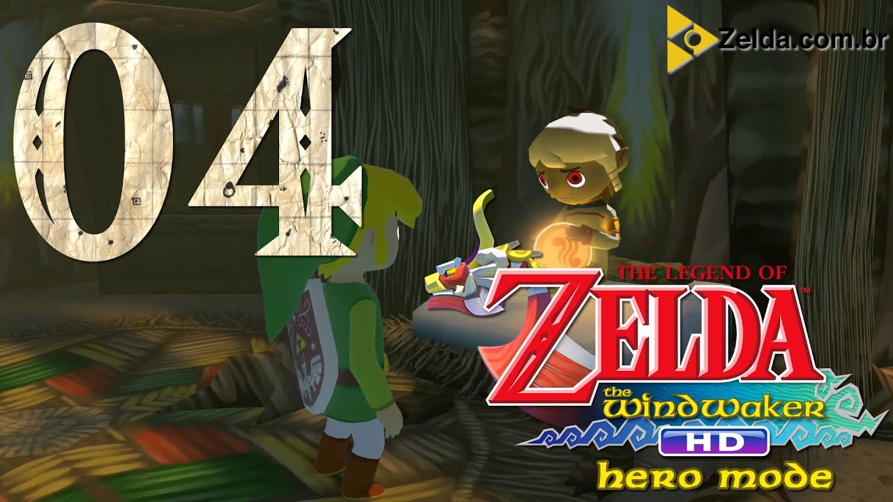 Zelda: The Wind Waker HD (Hero Mode) #04 - Eu tenho a Din's Pearl e não ...
