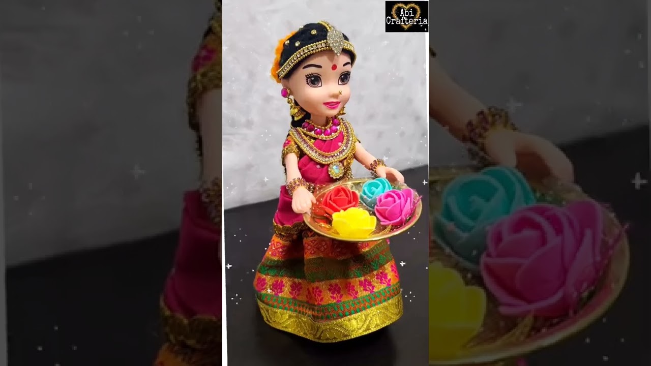Navarathri golu dolls decoration ideas | Navratri craft ideas ...