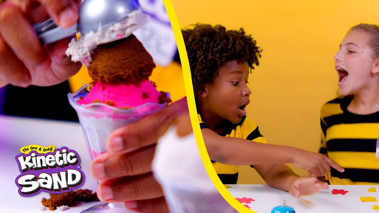 Kinetic Sand Burgers & Pizza 🍕 and MORE | Creativity for Kids - YouTube