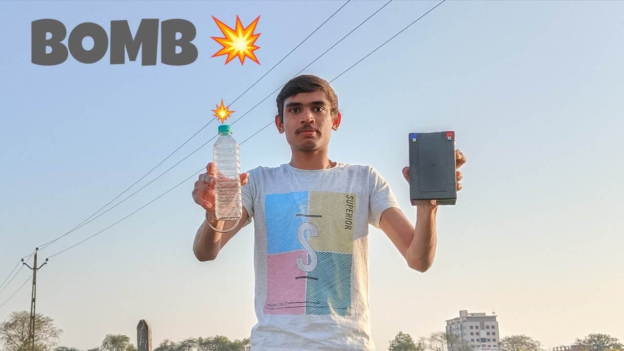 #experiment #bomb How to make wire Bomb using bottle??Wire-Bomb बनाने ...