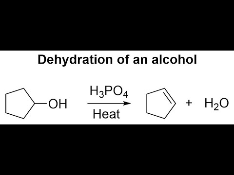 Dehydration of an Alcohol with phosphoric acid - YouTube