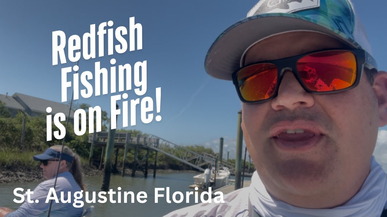 Redfish Fishing is on Fire in Saint Augustine Florida - YouTube