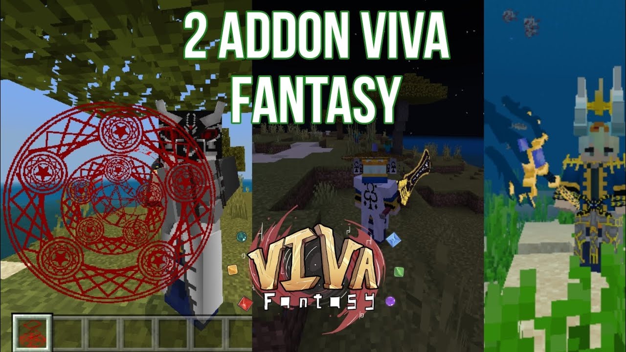 Addon Viva Fantasy S2 MCPE 1.19+ | 2 Addon - YouTube